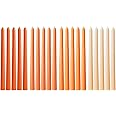 Amazon.com: Taper Candles 10 Inch Orange Set of 20 Unscented, Dripless ...