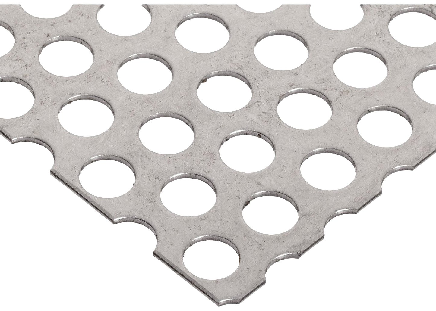 18 Gauge Finish Staggered 0.125 Holes 12 Width 304 Stainless Steel ...