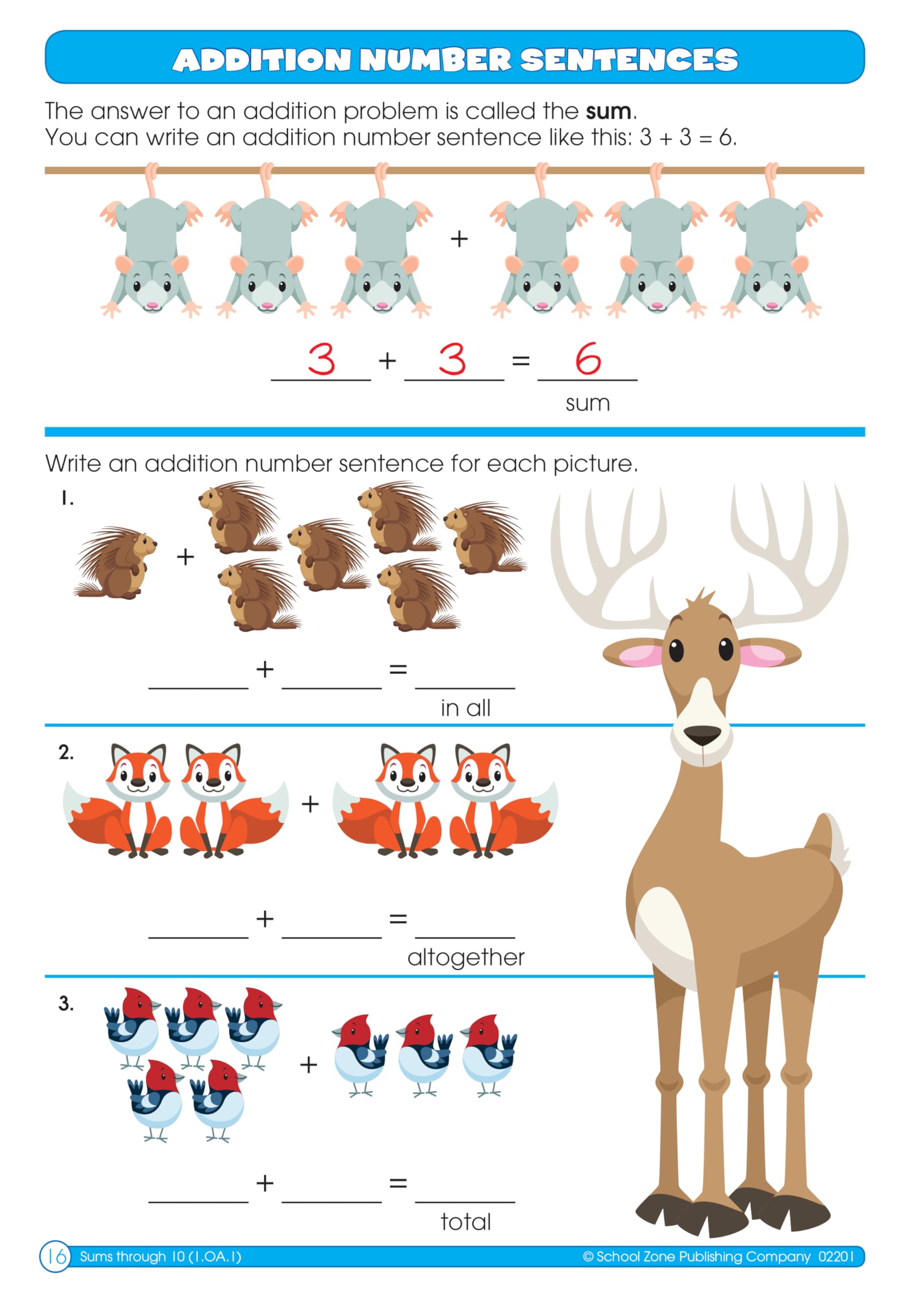 Mua School Zone - Math Basics 1 Workbook - 64 Pages, Ages 6 to 7, 1st ...