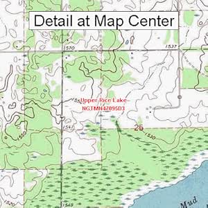 Amazon.com : USGS Topographic Quadrangle Map - Upper Rice Lake ...