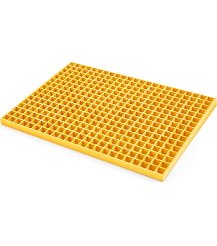 Frp Grating 1.5 Inch Molded Grating - 3x10 Foot Square Mesh Panel In ...