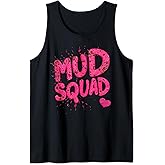 Amazon.com: Women Mud Run Squad Girls Muddy Mudding Running Team ATV ...