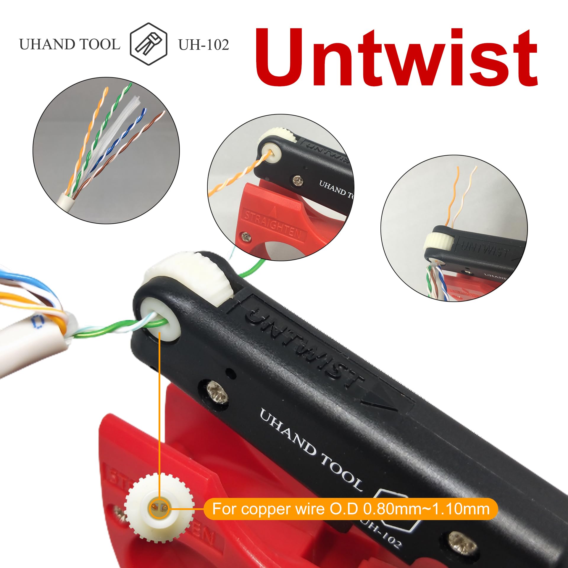 Mua UHAND TOOL Universal Network Wire Stripping Tool for Cat5e, Cat 6 ...