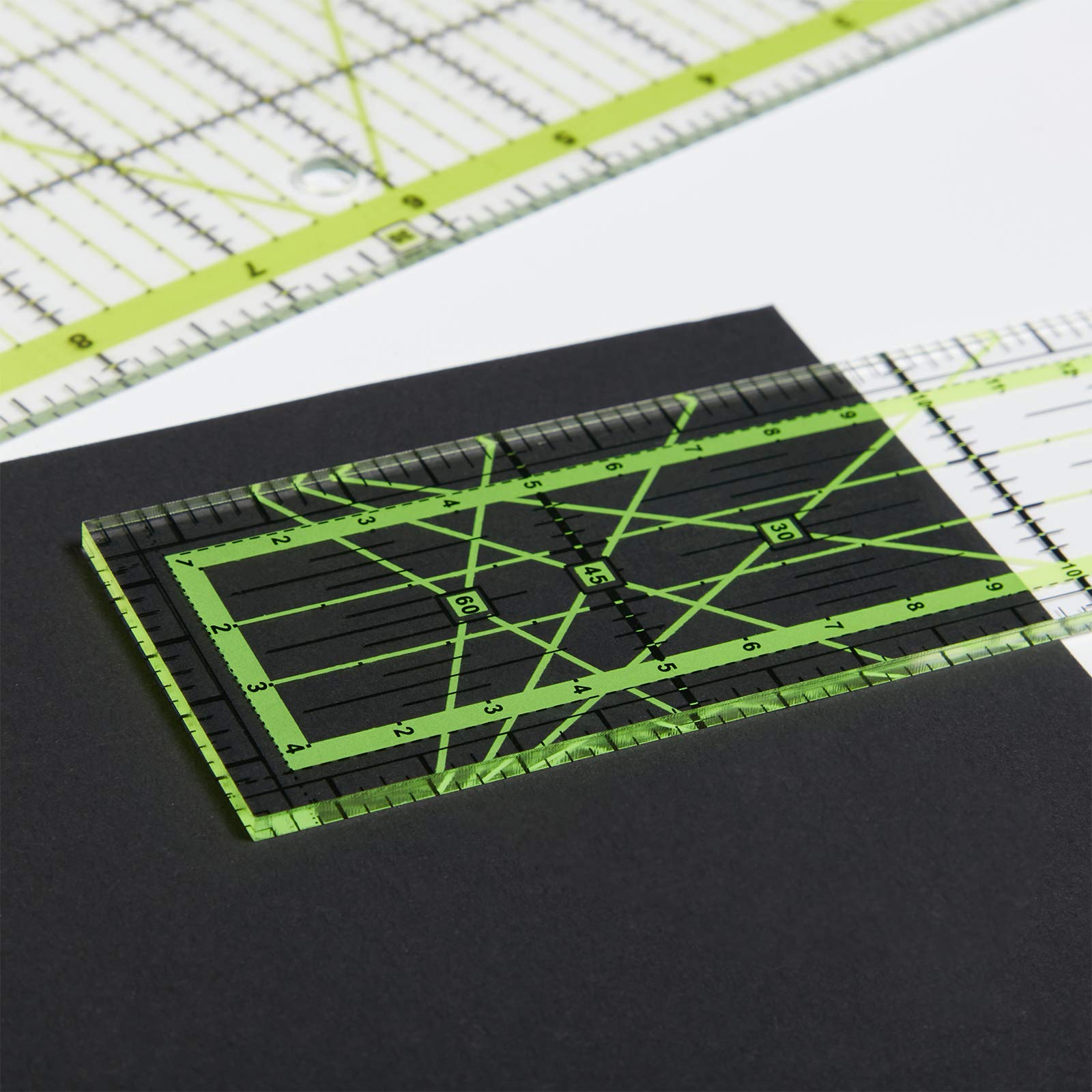 Mua Frienda 6 Pcs Acrylic Square Quilting Rulers (12.5/9.5/6/ 4.5 ...