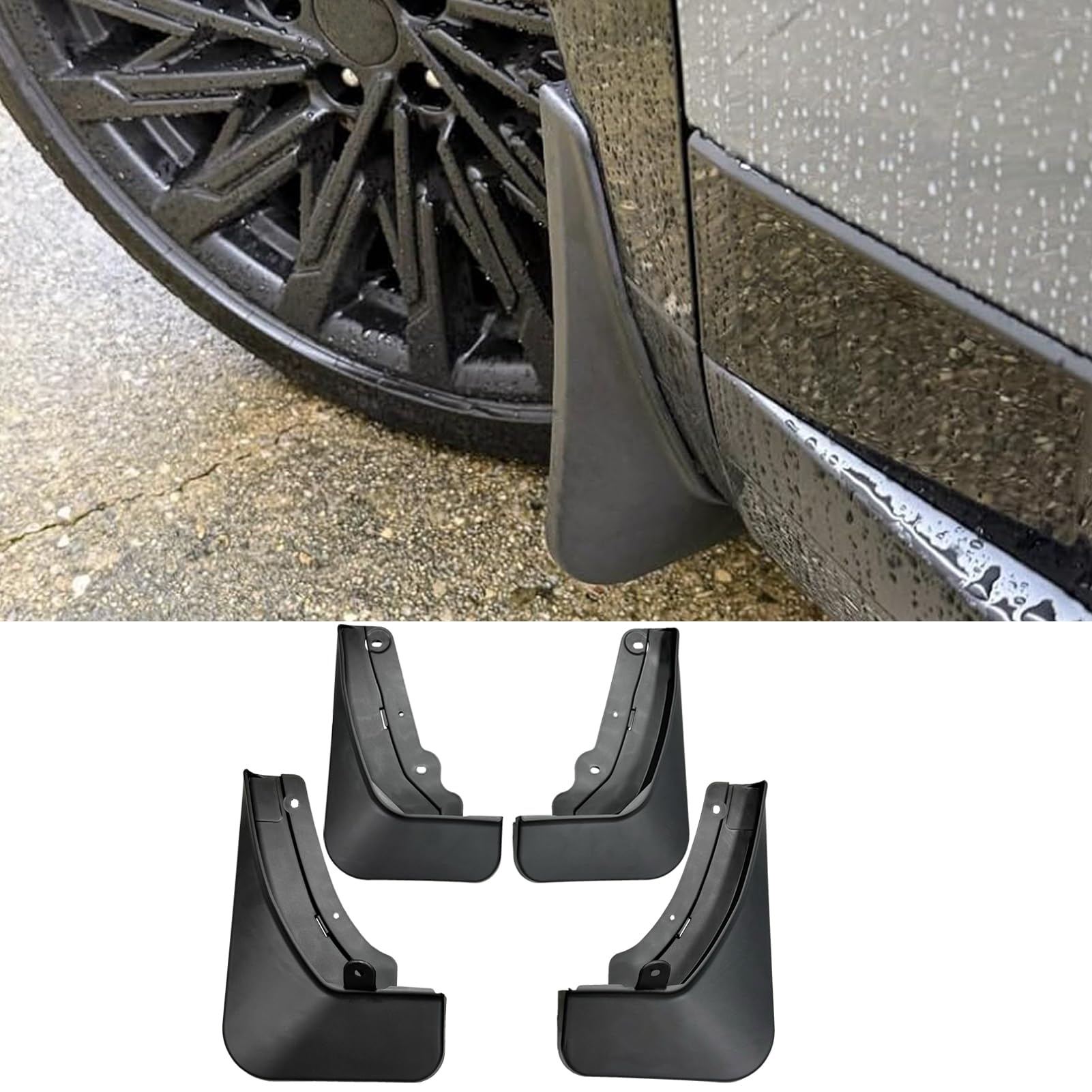KEAIDAP Mud Flaps Compatible with Santa fe 2024 2025 - No Drilling ...