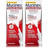 Amazon.com: Mucinex Sinus-Max Full Force Nasal Decongestant Spray, 0.75 ...