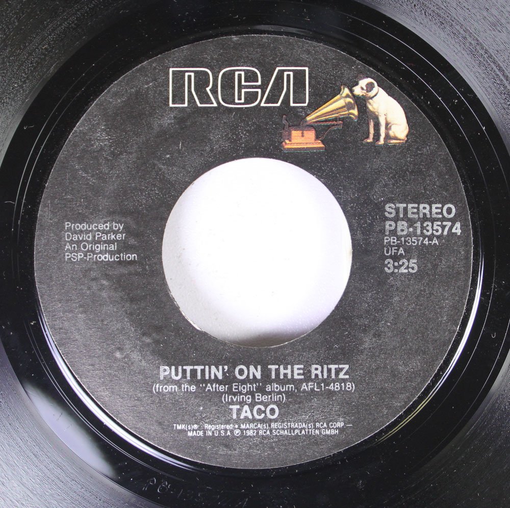 Taco, Irving Berlin, David Parker, Taco Ockerse, Werner Long - TACO 45 ...