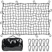 Orion Motor Tech 4'x6' Large Truck Cargo Net with 24pcs Aluminium Hooks ...