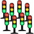 Amazon.com: Syhood 4 Pcs Kids Traffic Light Lamp 7.8'' Mini Stop Light ...