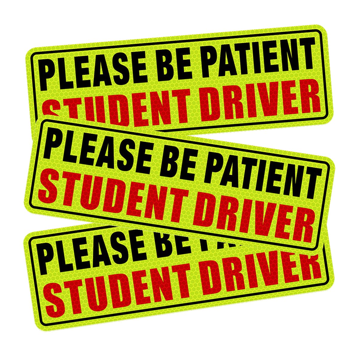 Mua Student Driver Car Sticker, 3PCS Safety Warning Sign for Vehicle ...