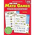 Amazon.com: One-Page Math Games: 30 Super-Easy, Super-Fun, Reproducible ...
