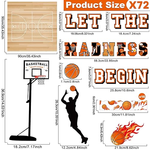 Basketball Court Bulletin Board