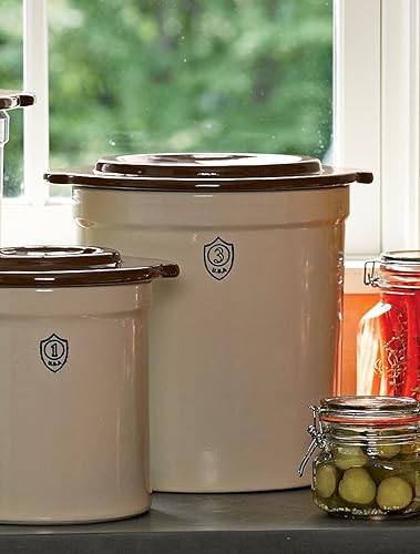 3-Gallon Stoneware Pickling Crock Complete Kit in Saudi Arabia | Whizz ...