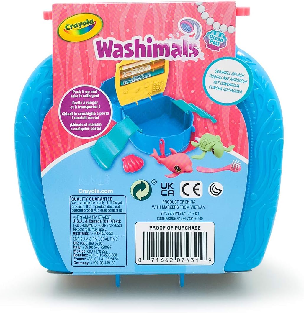 Washimals Ocean Pets Seashell Splash Playset – BigaMart