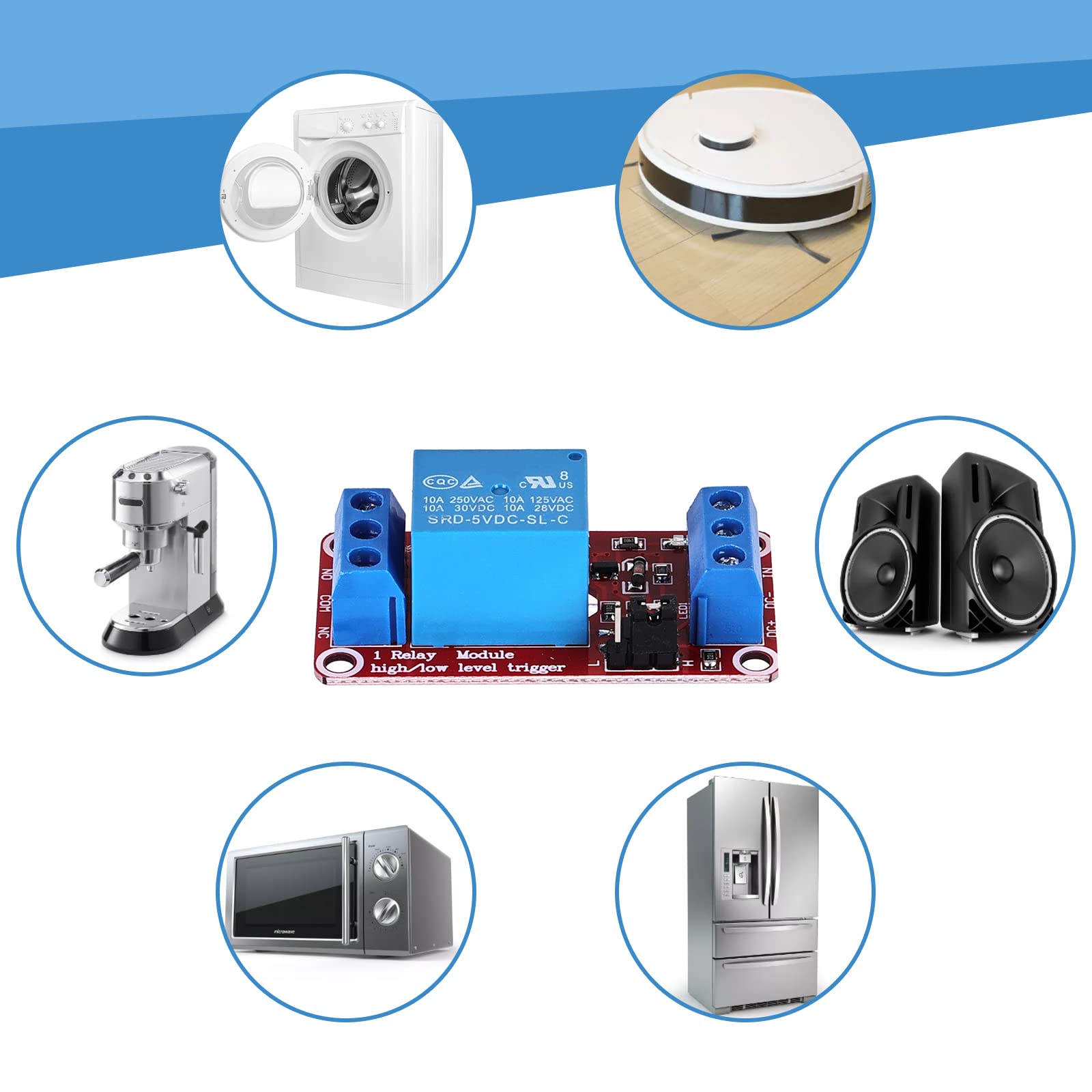 Mua Relay Module 5 V, 1 Channel Relay Board with Optocoupler, Trigger ...