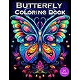 Butterfly Coloring Book: 50 Beautiful Butterflies Patterns For ...