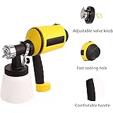 Amazon.com: ELECTRIC PAINT SPRAY GUN - HIGH POWER SPRAYER - PAINTERS ...