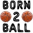 Amazon.com: JOYMEMO Basketball Themed 2nd Birthday Party Decorations ...