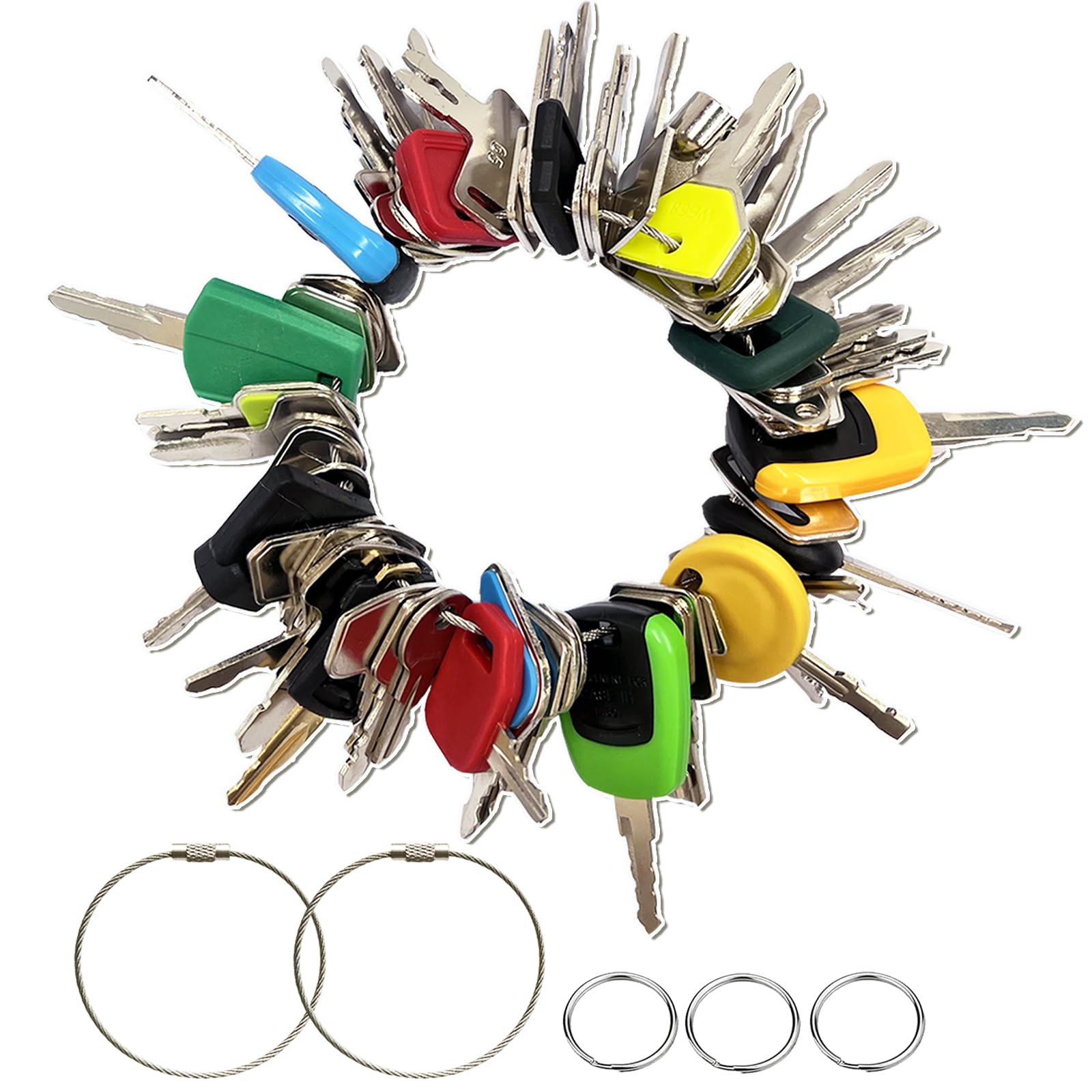 Mua 62 Heavy Equipment Keys Master Set Construction Excavator Operator ...