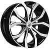 Lexani Lust - 20 Inch Wheels (Set of 4 Rims) - Black Machined Finish ...