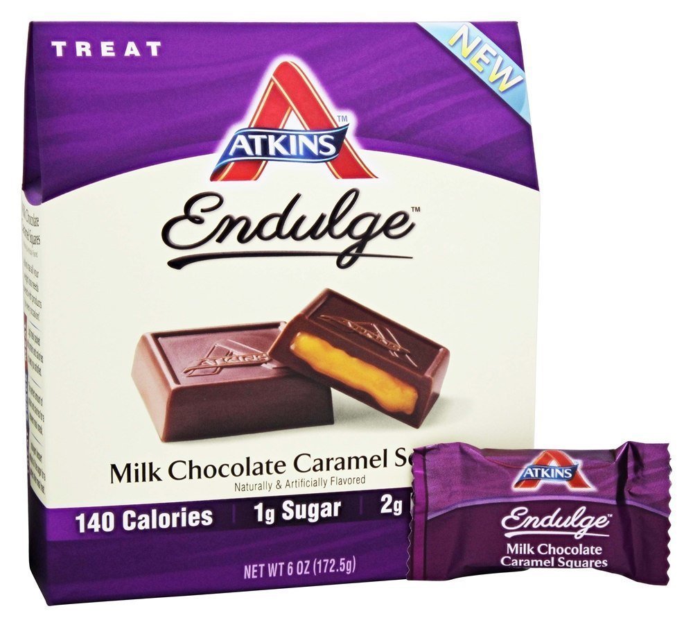 Atkins Endulge Milk Chocolate Caramel Squares 1 Box