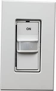 Lightolier ITSEBUW Intellisight Occupancy Sensing Dimmer Light Switch ...