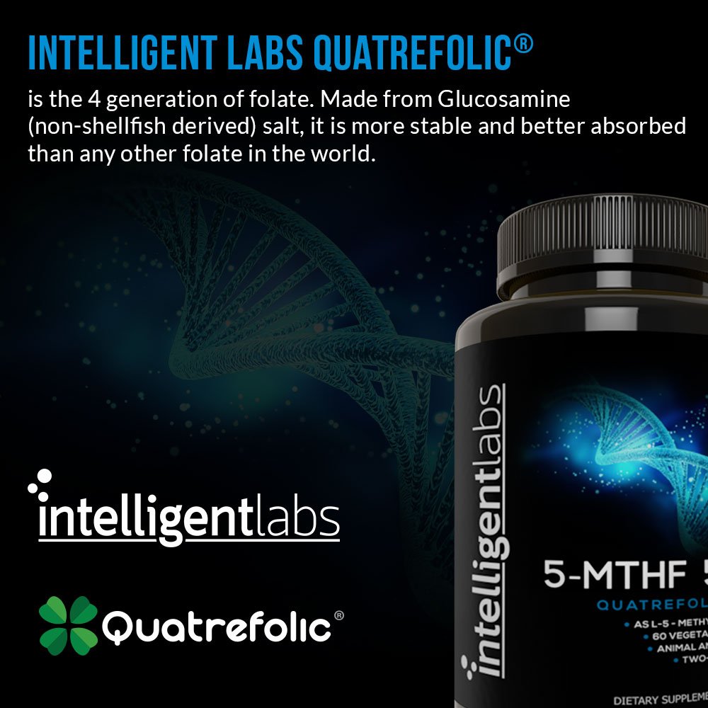 Mua Intelligent Labs 5-MTHF L-5 Methylfolate Supplement Activated Folic Acid Supplement as ...