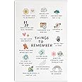 Amazon.com: Things to Remember | Therapy Office Decor School Counselor ...