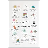 Amazon.com: Things to Remember | Therapy Office Decor School Counselor ...