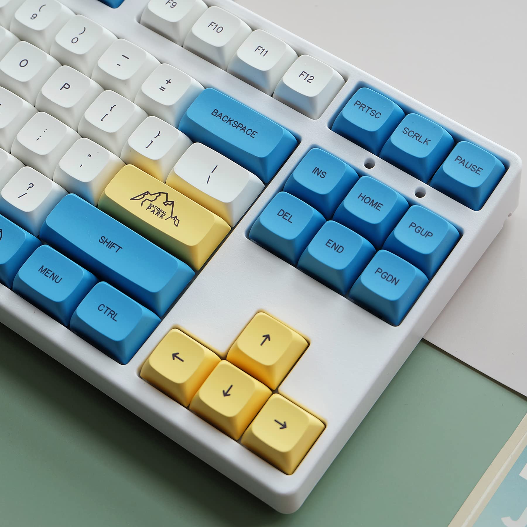 Buy 132 Keys Set XDA Profile Custom Keycaps PBT Dye Sublimation ANSI ...