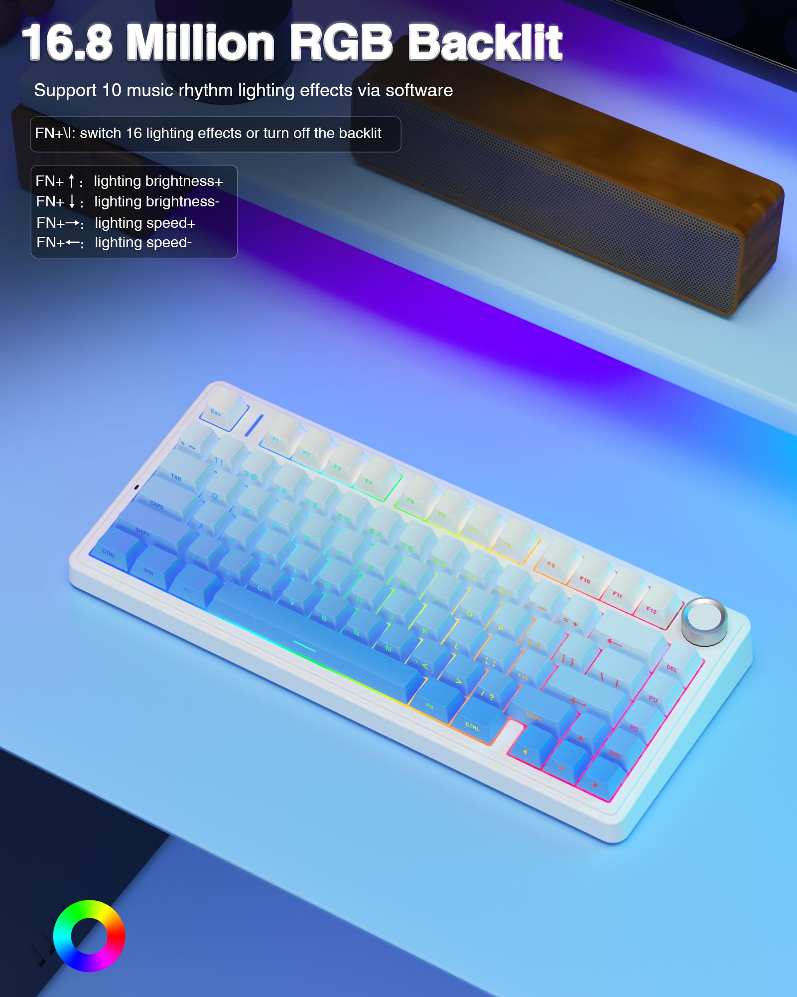 Mua AULA F75 Pro Wireless Mechanical Keyboard,75% Gasket Hot Swappable ...