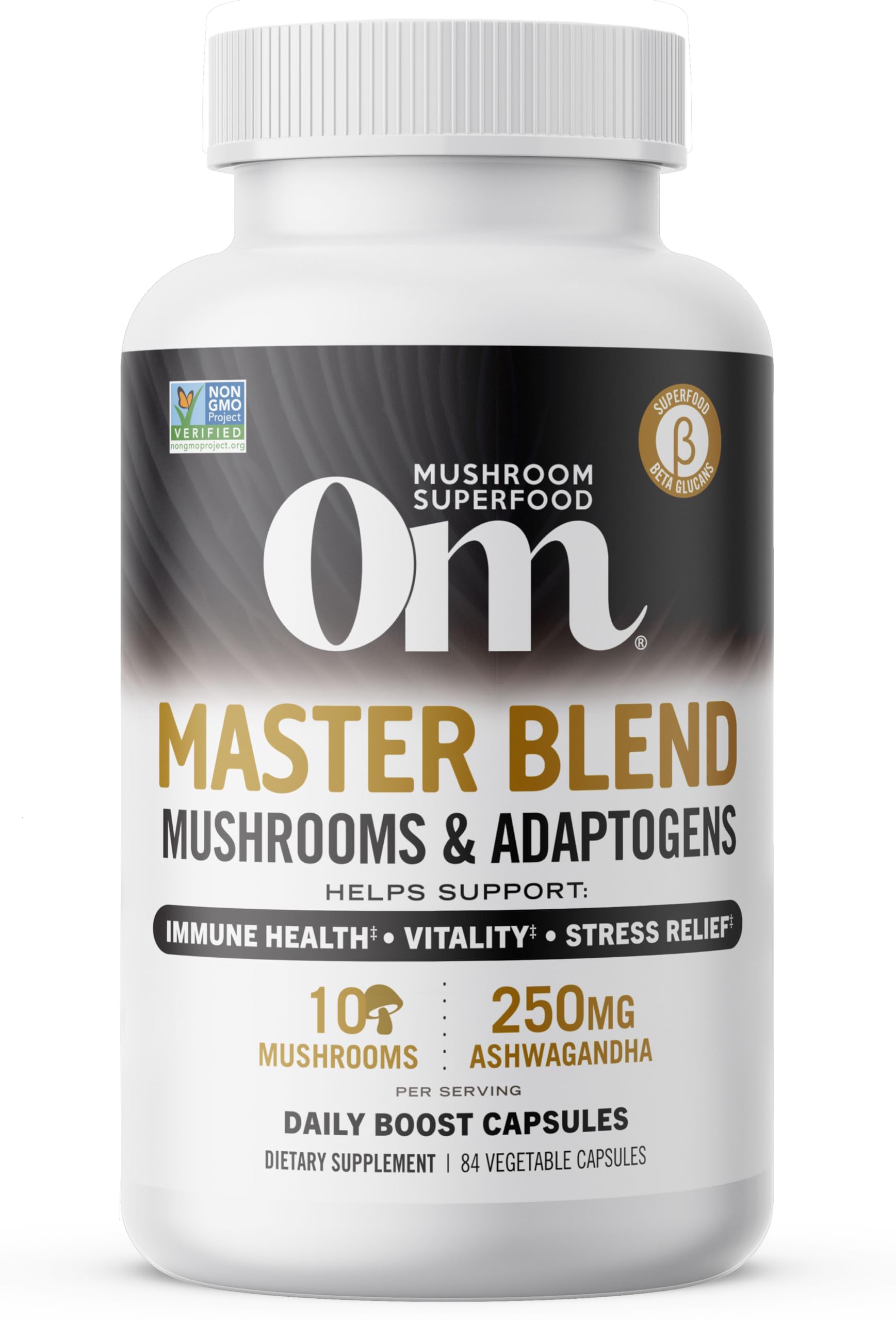 Mua Om Mushroom Superfood Master Blend Mushrooms & Adaptogens, Capsules ...