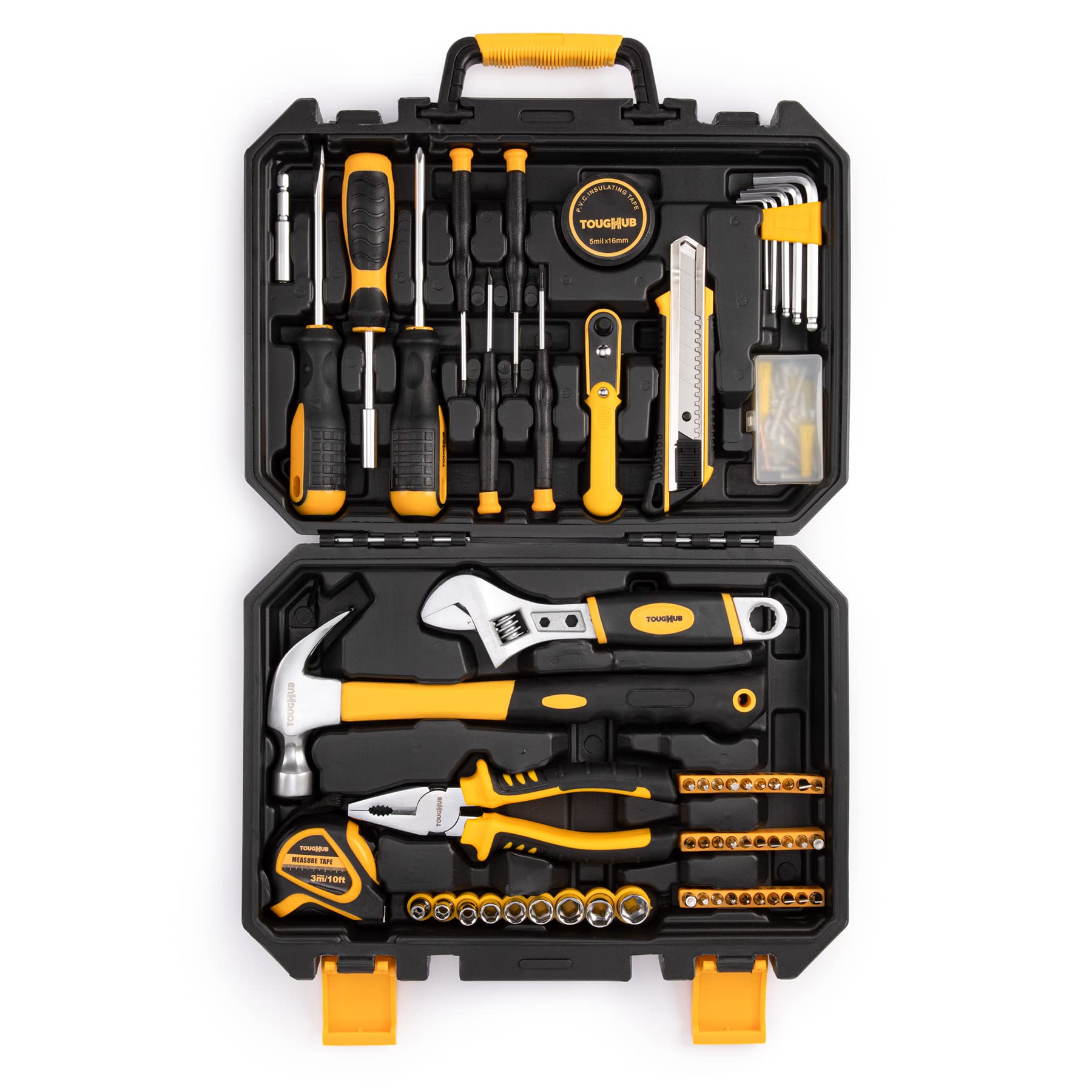 Mua ToughHub 100 Pcs Tool Kit – DIY Hand Tool Set for Home Repairs ...
