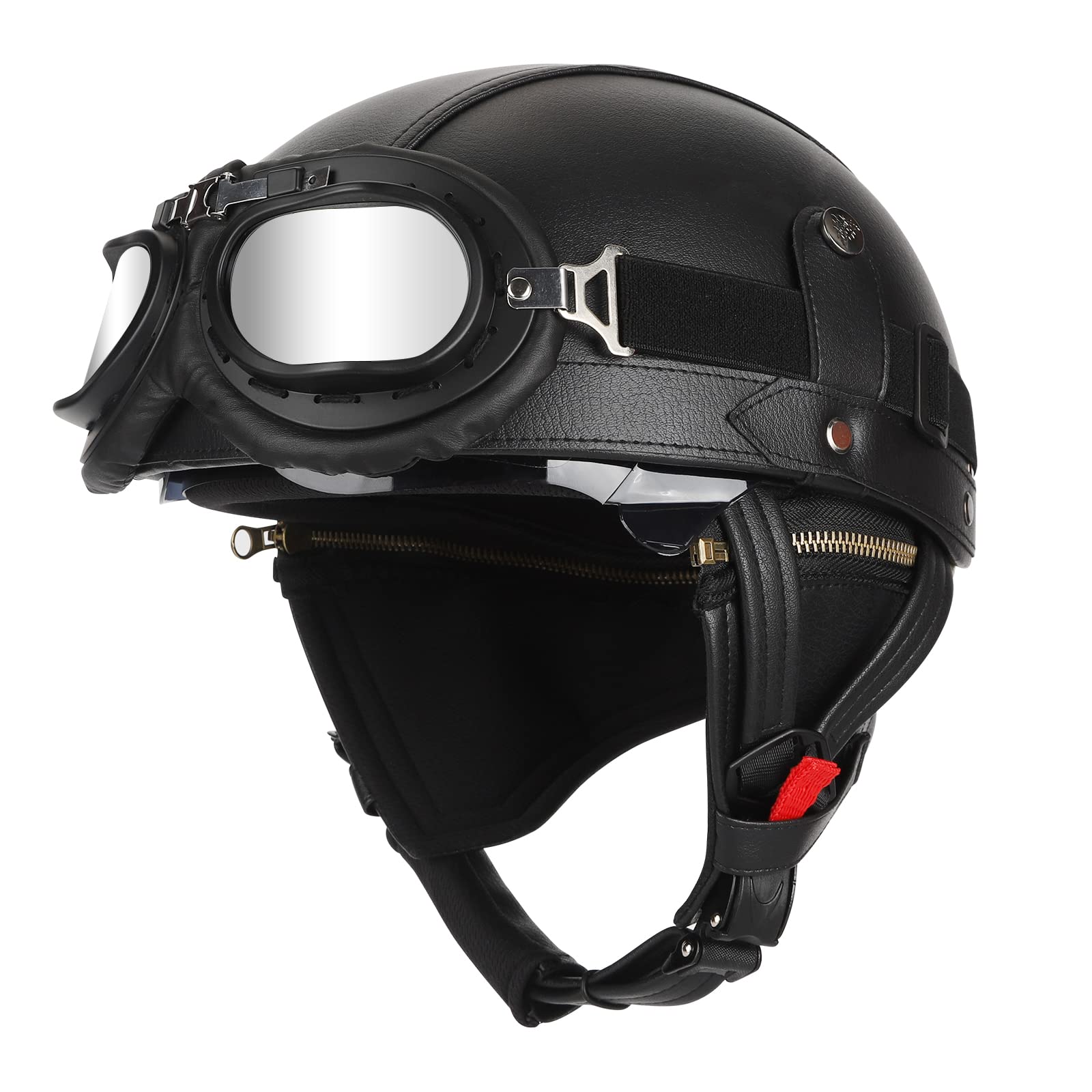 Mua Motorcycle Helmet German Style Vintage Cap Helmet for Adult Open ...