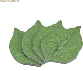 Amazon.com : FURNIZONE Leaf Sticky Notes, Cute Tree Leaf-Shape Paper ...