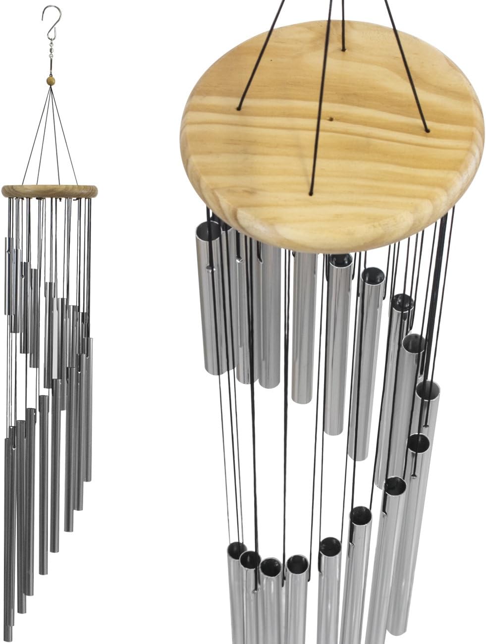 Sorbus Wind Chime - Tubular Decorative Outdoor Garden Accent Soothing ...