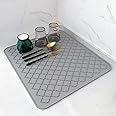 Amazon.com: AMOAMI Dish Drying Mats for Kitchen Counter - Silicone Dish ...