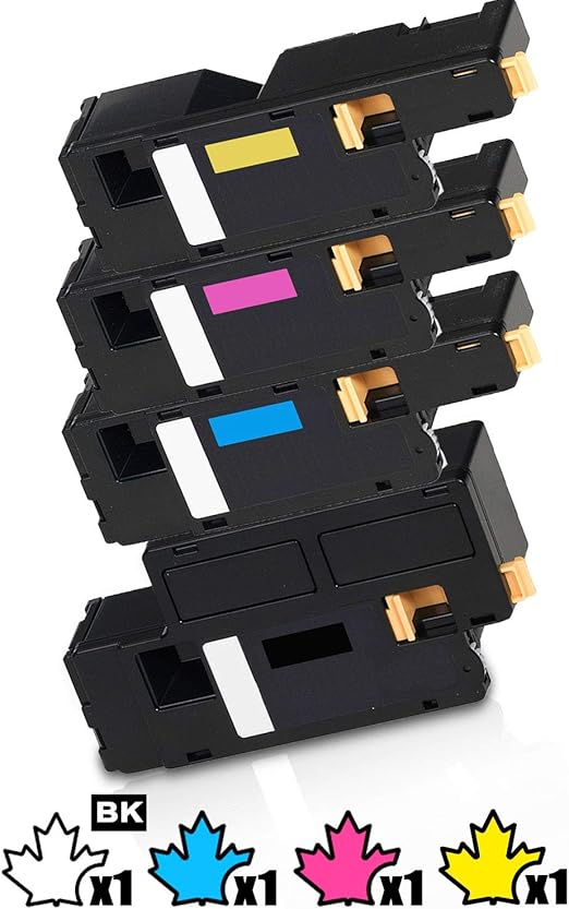 1 Set of 4 Inkfirst® Toner Cartridges 6010 BK C M Y Compatible ...