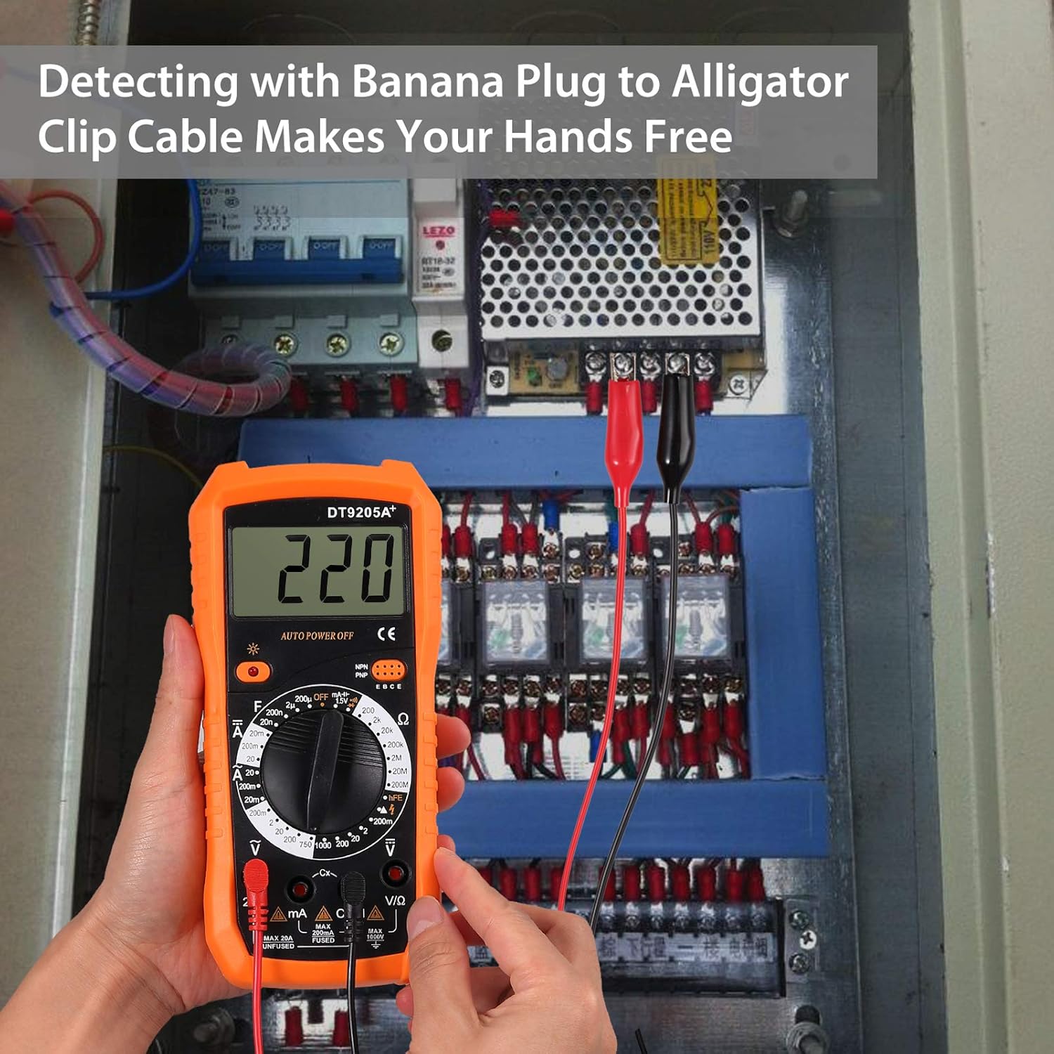 Neoteck Digital Multimeter AC/DC Voltage Ampere Ohmmeter Tester Meter ...