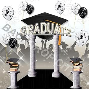 Amazon.com : 10'x10' Graduation 3 Graduate Background Backdrop : Photo ...