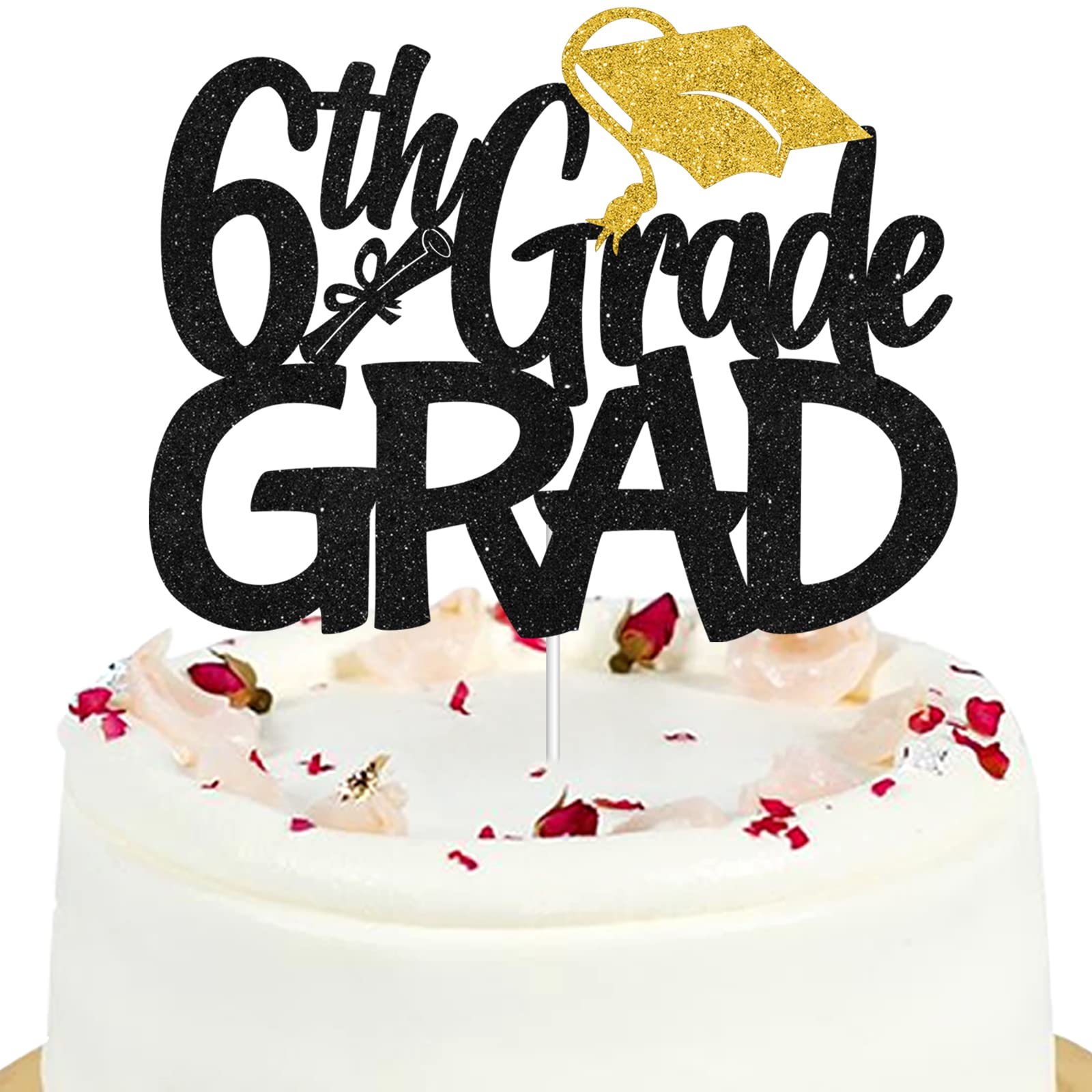 Mua 6th Grade Grad Cake Topper - Class Of 2025 Graduation Party Cake ...