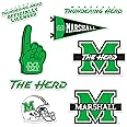 Amazon.com: Marshall University 10ct Vinyl Large Deluxe Stickers ...