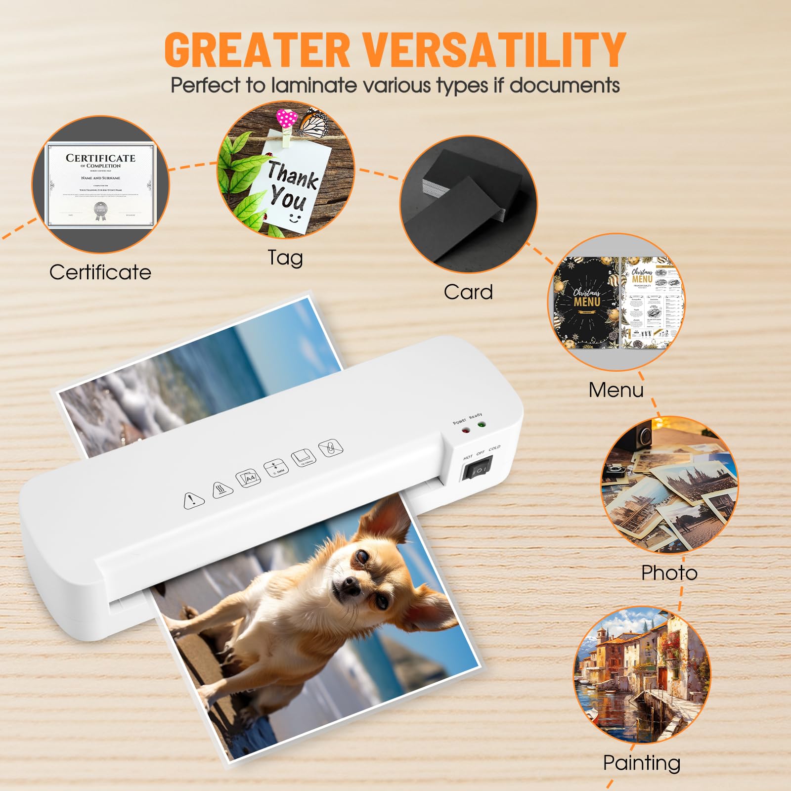 Laminator,Laminator Machine, 9 Inch Laminating Machine With 20 ...