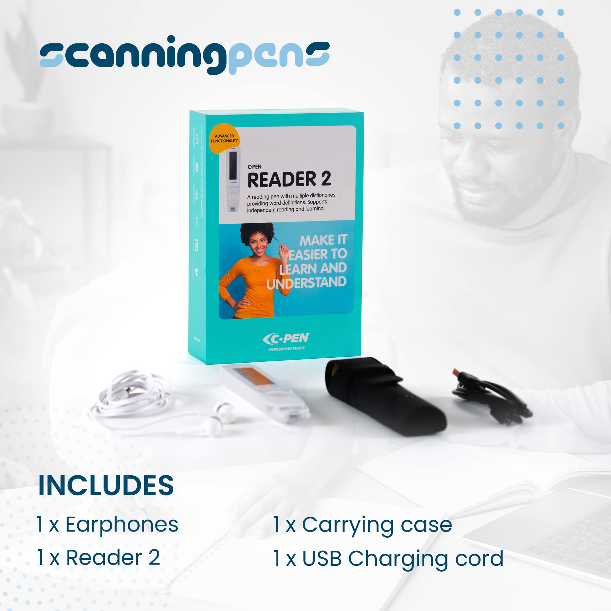 Mua C Pen Text to Speech Reader Pen 2 - OCR Scanning Device for Reading ...