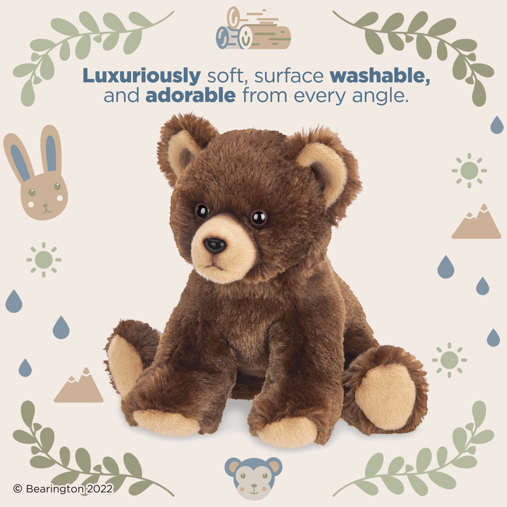 Mua Bearington Lil' Grizby The Brown Grizzly Teddy Bear Plush, 7 Inch ...