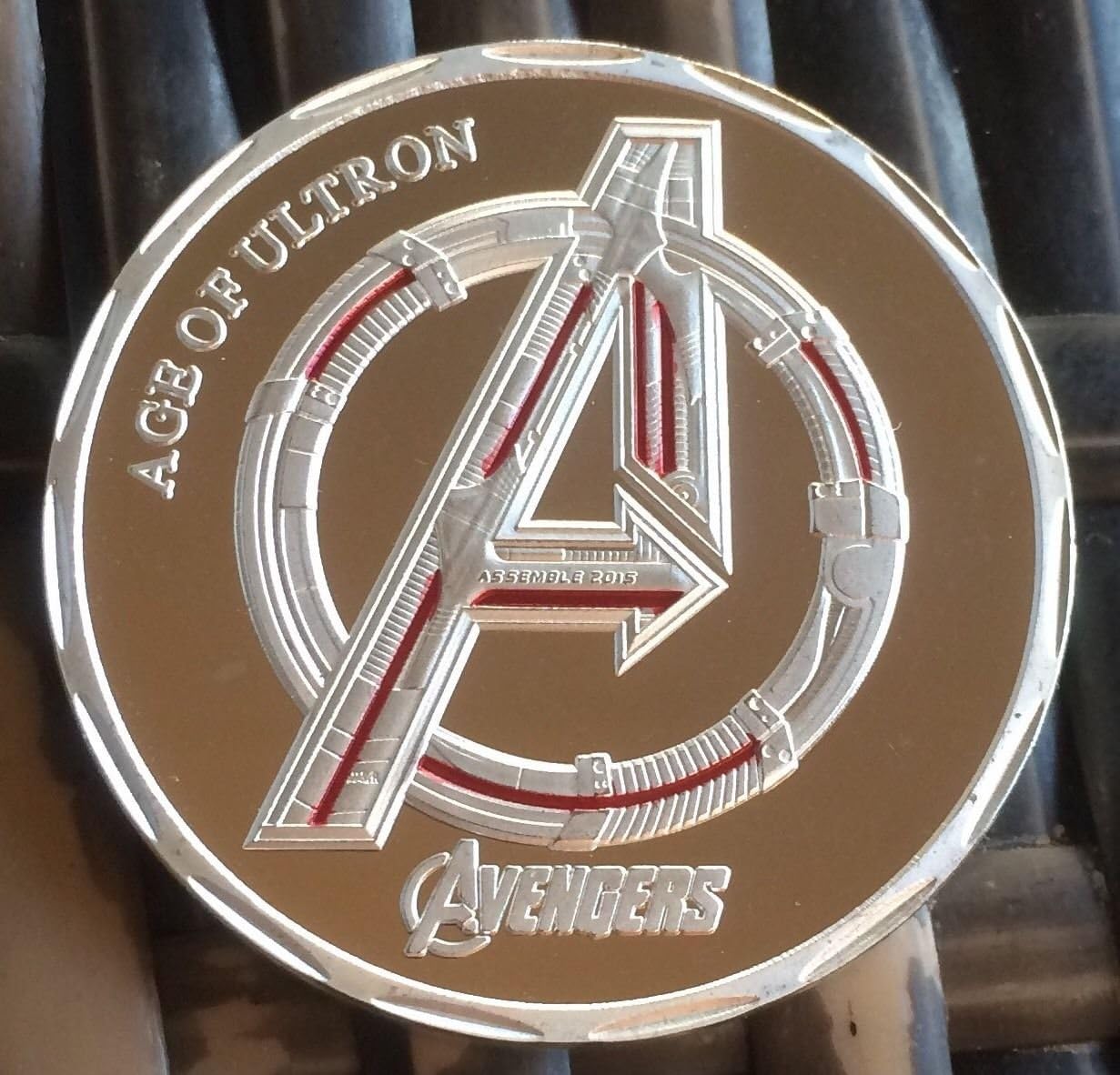 MARVEL AVENGERS AGE OF ULTRON SILVER PLATED COIN: Amazon.co.uk: Toys ...