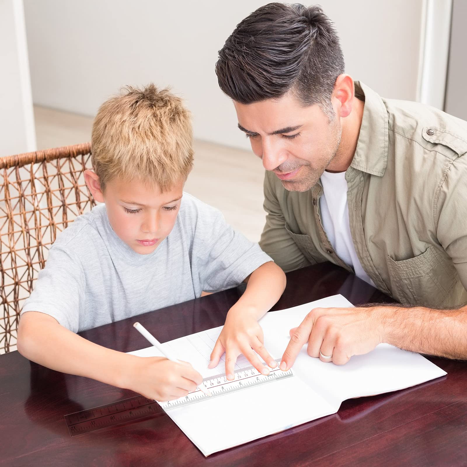 Mua Adisalyd Ruler 12 inch, Clear Plastic 12 inch Ruler, Apply to ...