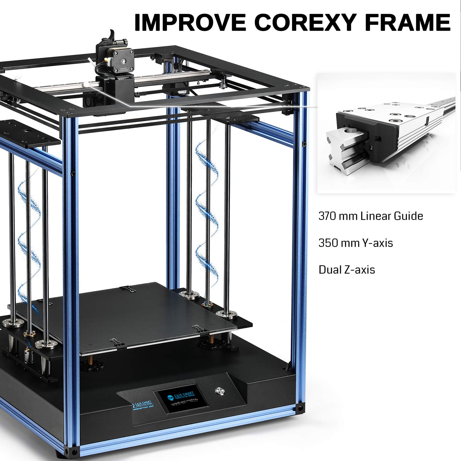 SainSmart Coreception CoreXY 3D Printer Large Size CoreXY Printer Dual sainsmart-coreception-corexy-3d-printer-large-size-corexy-printer-dual