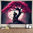 Amazon.com: Ine Ive Japanese Samurai Tapestry for Bedroom Aesthetic ...