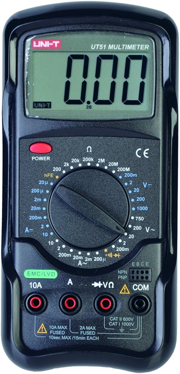 UNI-T UT51 / MIE0014 Digital-Multimeter Kapazität Messung: Amazon.de ...